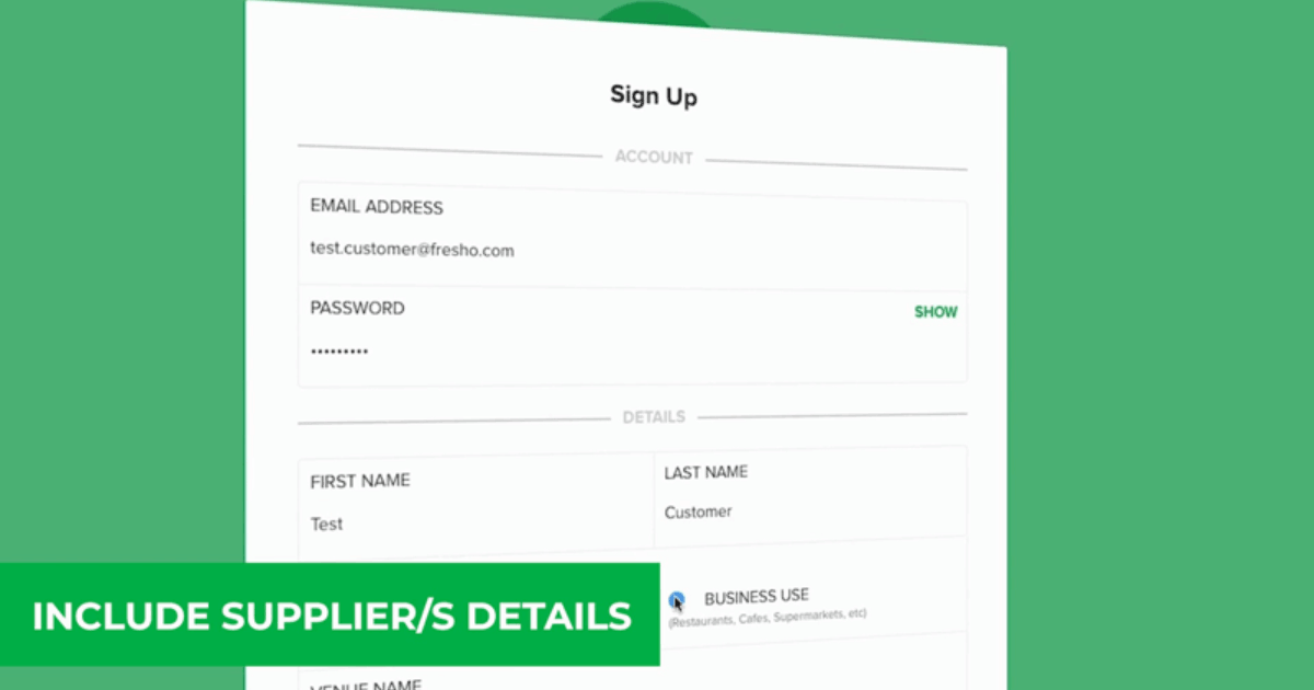 Fresho - How to Sign Up | Fresho: New Zealand